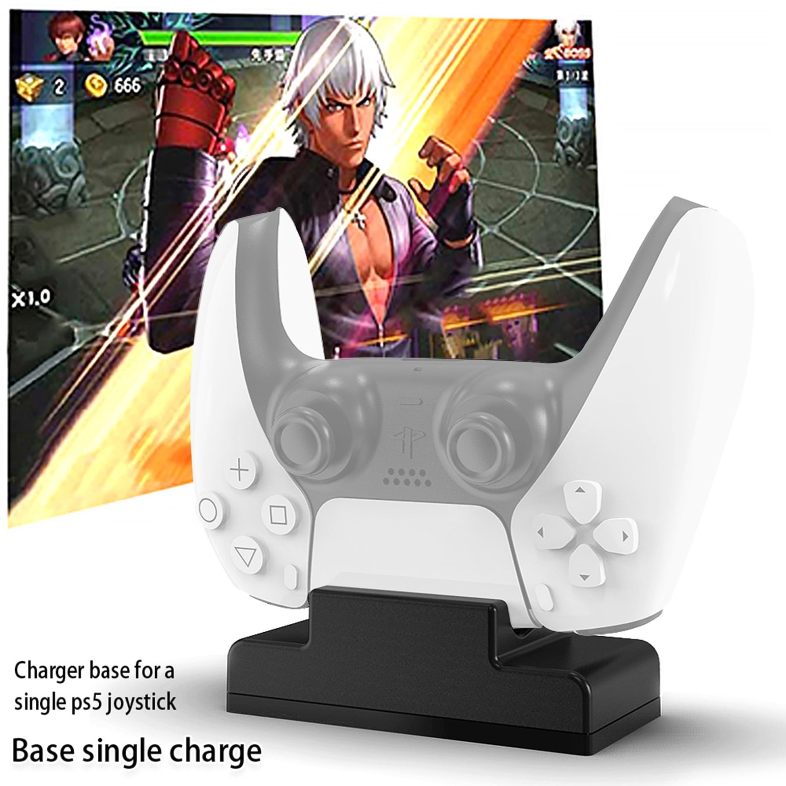 USB Gamepad Charger Station, 2-Port Docking Station, LED Indicator ...