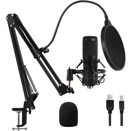 Vivitar Vlog Podcast Microphone Kit - Microphone - Walmart.com