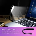 USB Gooseneck Reading Light Flexible Arm Portable Eye Protection Mini ...
