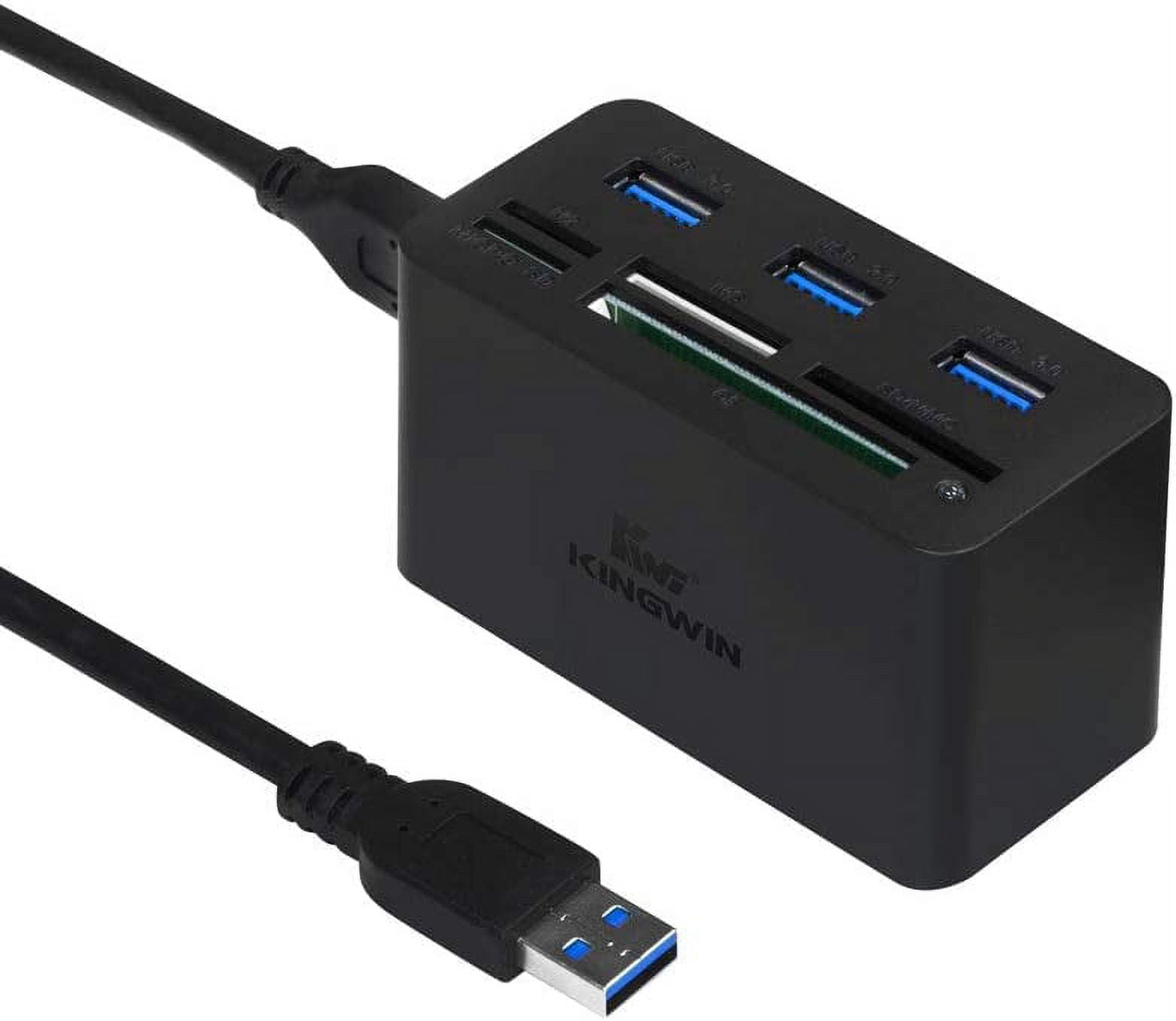 USB HUB Adapter w/ Memory Card Reader Writer & USB 3.0 HUB Combo ...