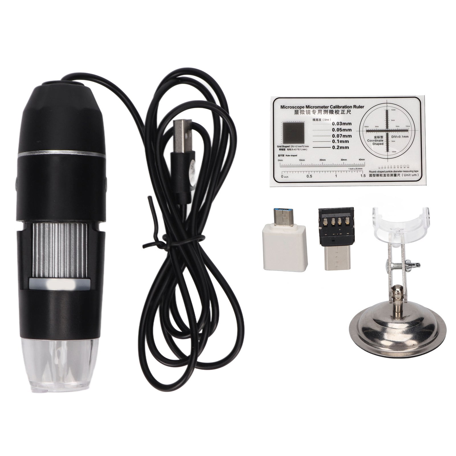 USB Hair Follicle Detector 800X Magnification 8pcs Light Chips Portable ...