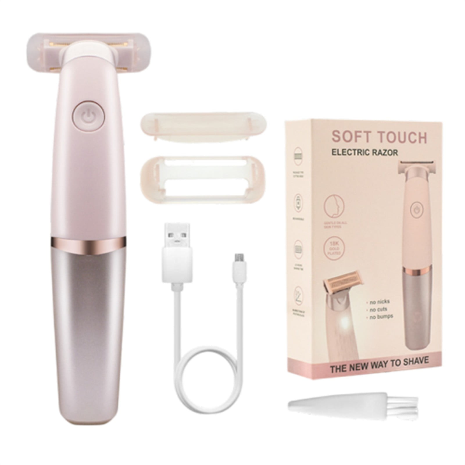 USB Hair Remover Electric Razor Soft Touch Intimate Private Hair ...