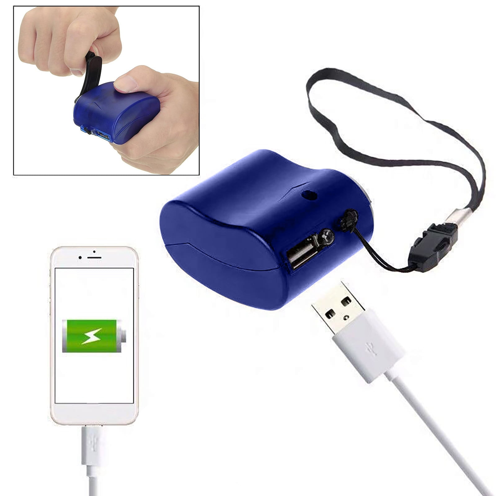 USB Hand Crank Charger Dynamo Mobile Emergency Phone Charger Ubox8 Pro ...