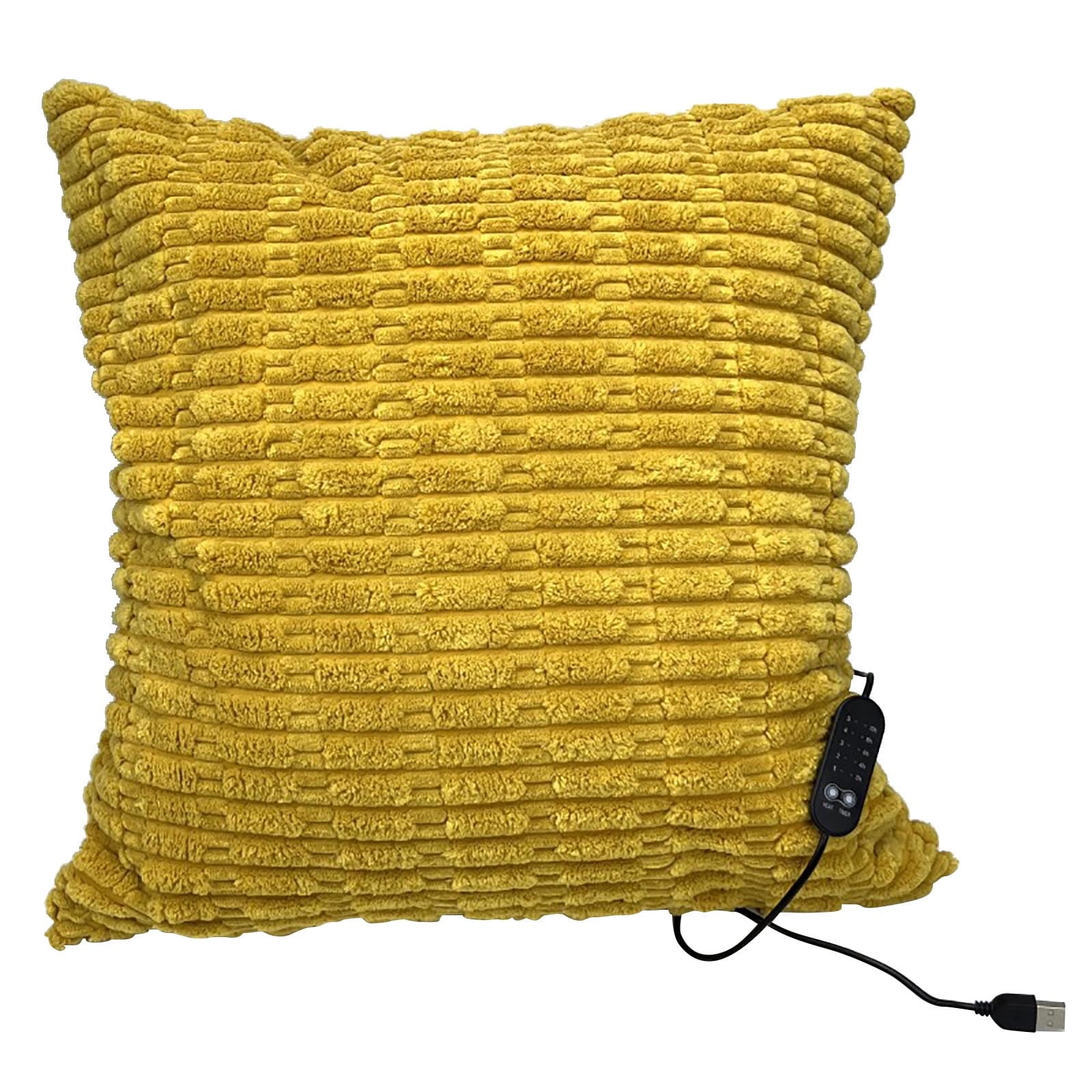 USB Heated Body Pillow Case - Heating Lumbar Pillow Cover for Back Pain ...