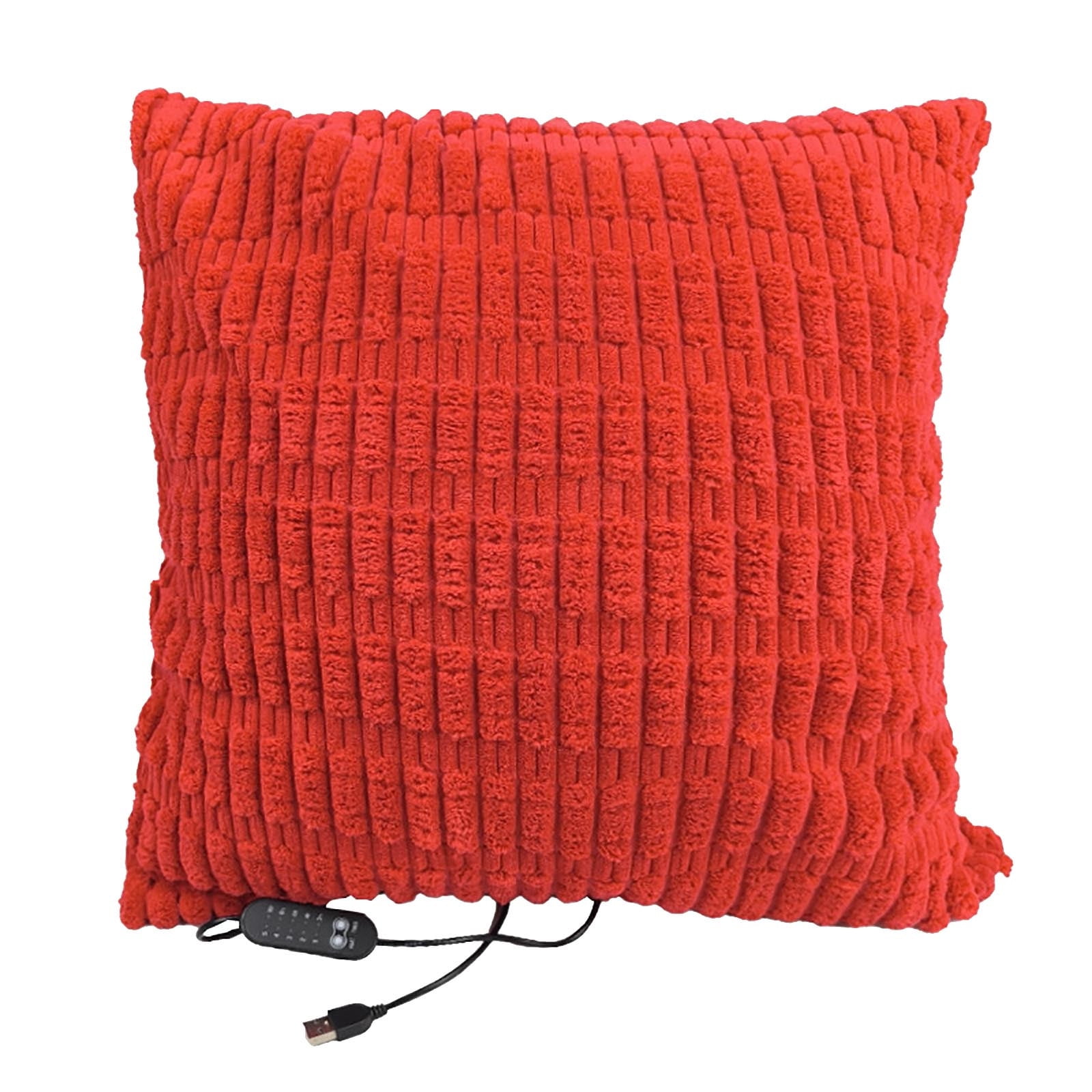 USB Heated Body Pillow Case - Heating Lumbar Pillow Cover for Back Pain ...