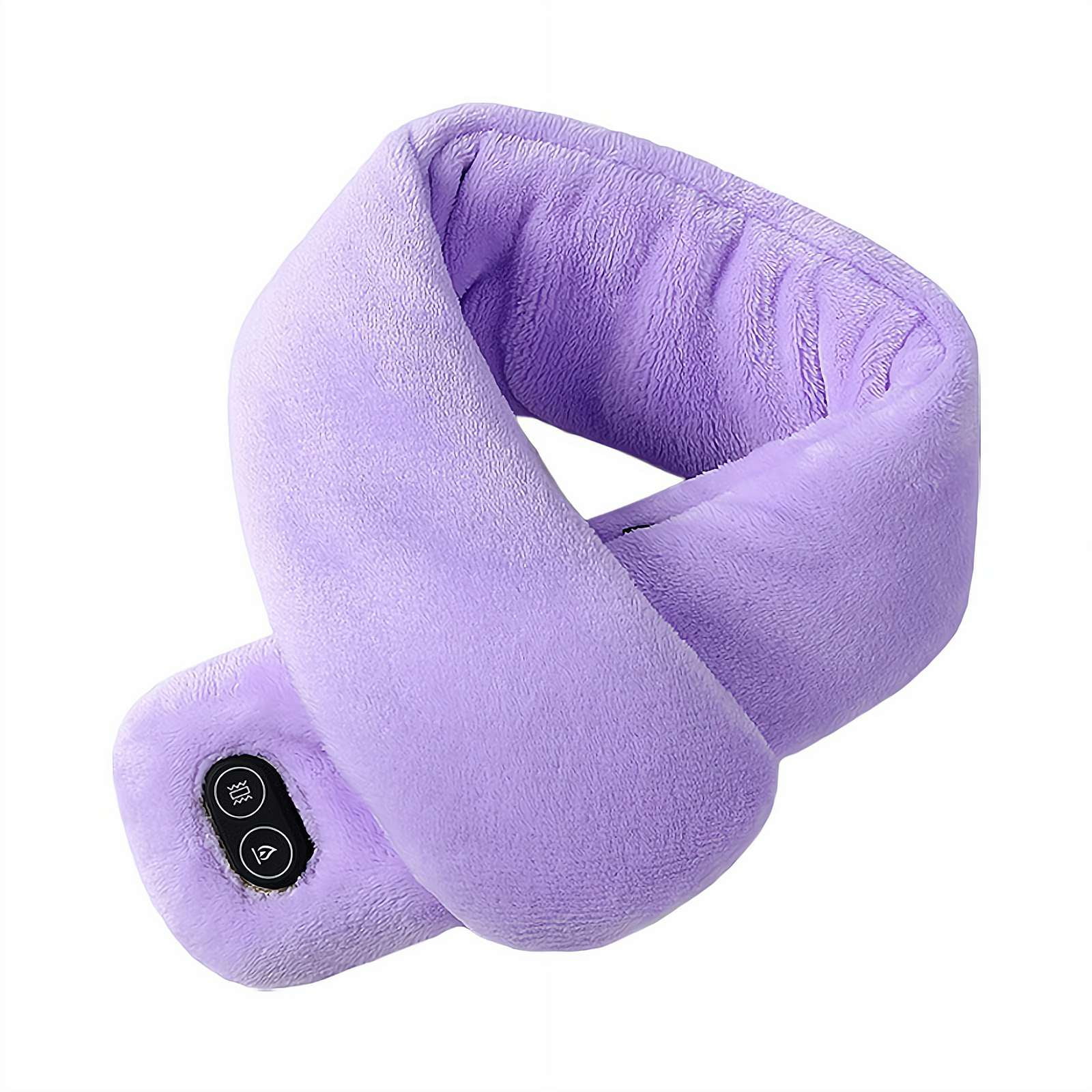 USB Heated Neck Wrap with Vibration Massage - Skin-Friendly, for ...