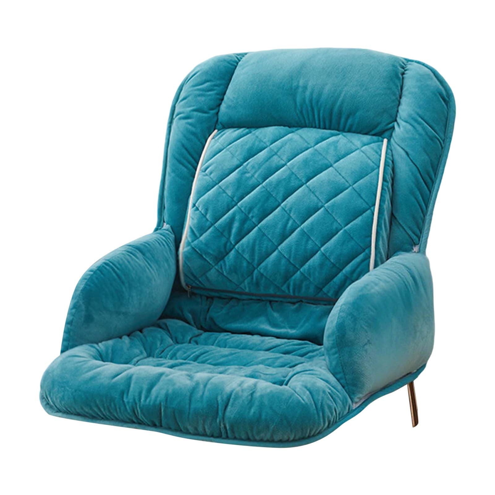 USB Heated Seat Cushion with Lumbar Support Large Warming Area 3 Heat ...