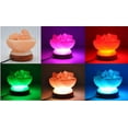 USB Himalayan Salt Bowl with Salt Chunks Lamp, USB Salt Lamp, Color ...