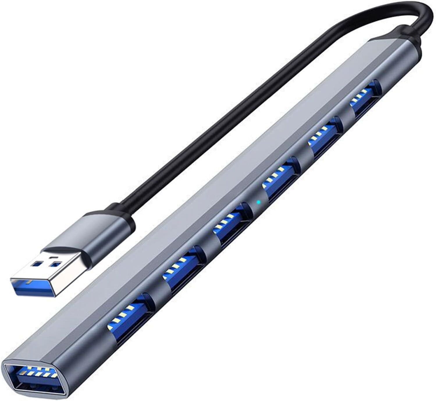 USB Hub 3.0 with 7 Ports, VIENON Aluminium USB 3.0 Hub USB Splitter ...