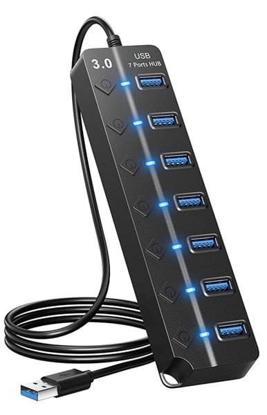 USB Hub 3.0 Multiprise USB High Speed Splitter 4/7 Port 5Gbps Hub Power ...
