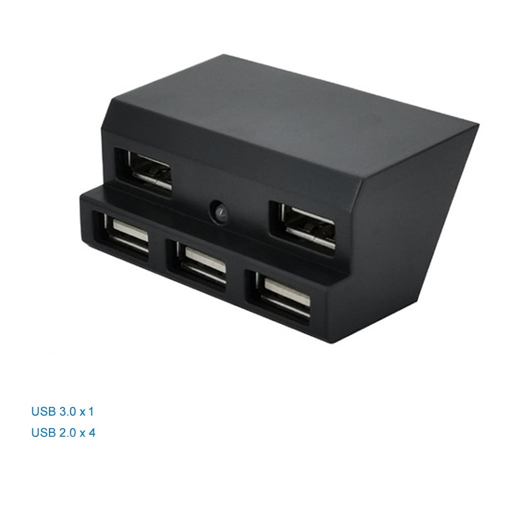 USB Hub 3.0 for PS4 Pro, USB Extension Adapter Splitter Charging Port ...
