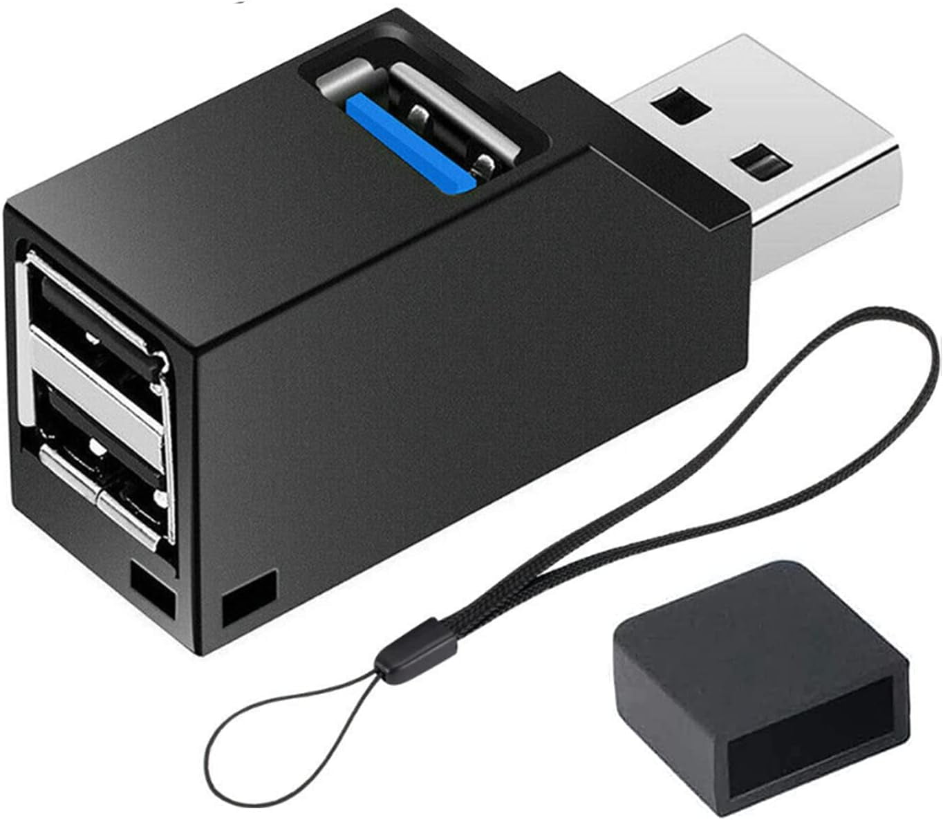 USB Hub,3 Port High USB 3.0 Speed Splitter Plug and Play Bus Powered ...