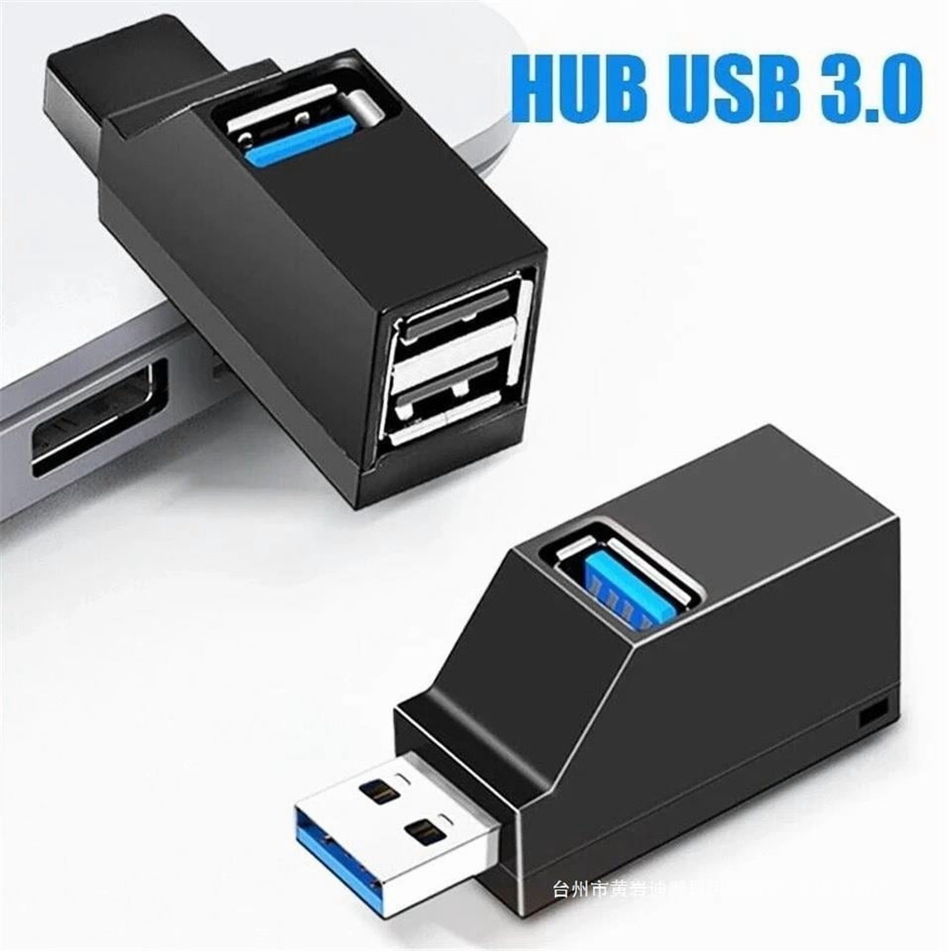 USB Hub,3 Port High USB 3.0 Speed Splitter Plug and Play Bus Powered ...