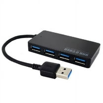 Moqsnm 5Gbps Speed 4-Port USB 3.0 Portable Compact Hub Adapter For PC Laptop - Walmart.com