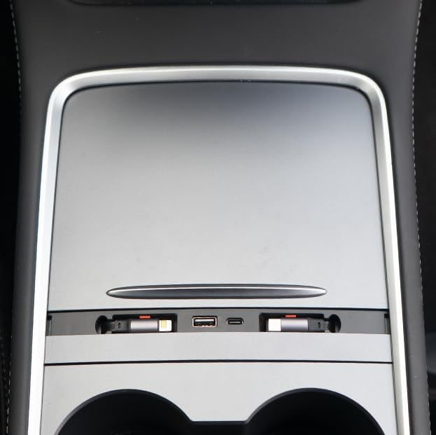 USB Hub Docking Station for Tesla Model Y(2021-2024) & Model 3(2023 ...
