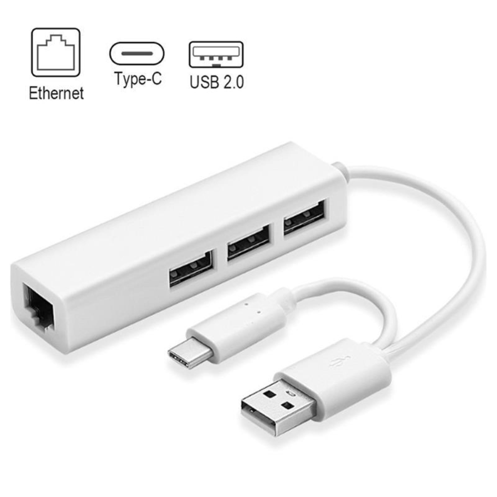 USB Hub Driver Free Data Transfer Portable USB Type-C to RJ45 Ethernet ...