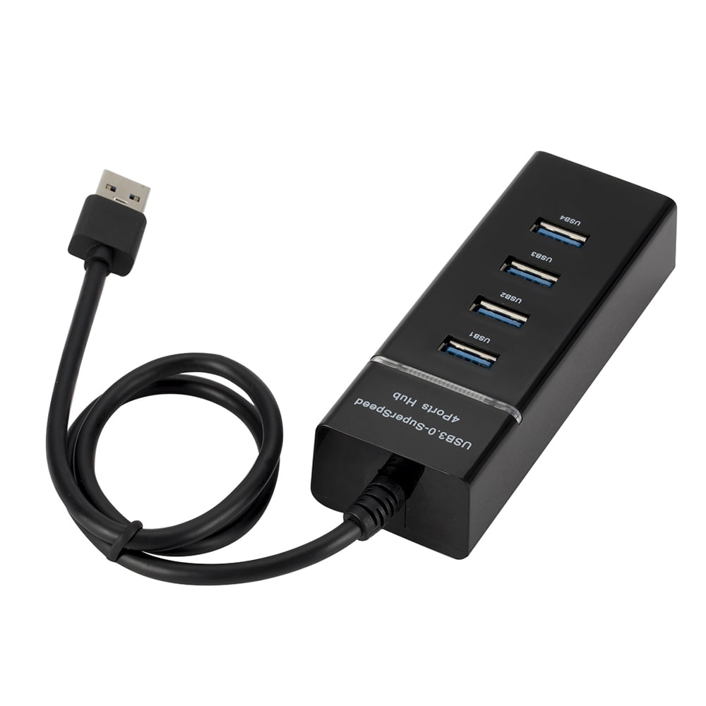 USB Hub,Hub Pc Usb 3.0 Hub Splitter Speed 4 Port Pc Laptop Adapter Usb ...