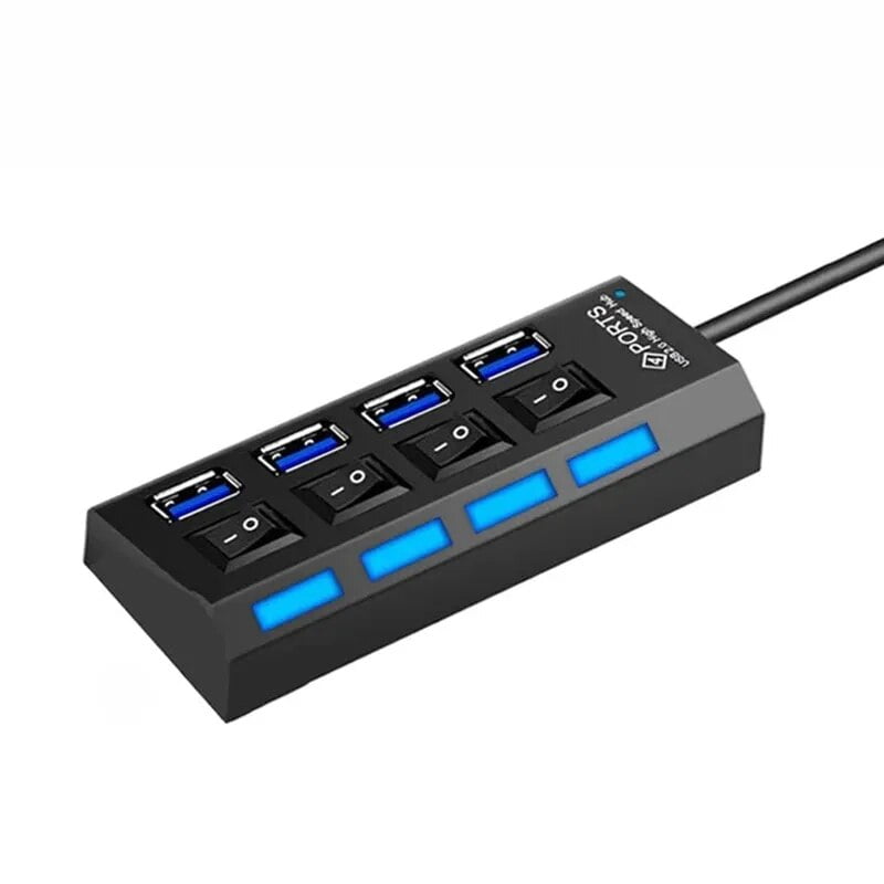 USB Hub Hub USB Adapter Multi Ports Use Power Adapter Extensor USB 2.0 ...