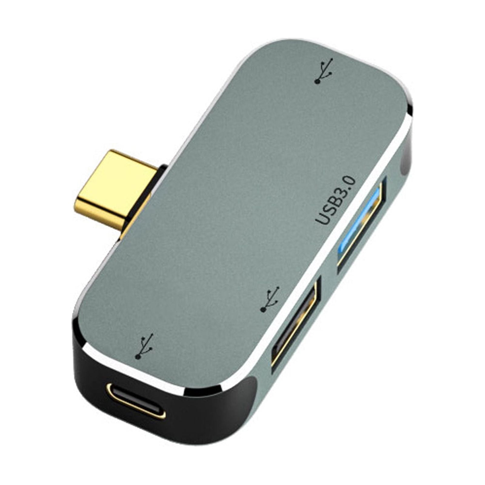 USB Hub Type C Adapter 4 in 1 Portable 1x3.0+2x2.0 USB Type C Ports for ...