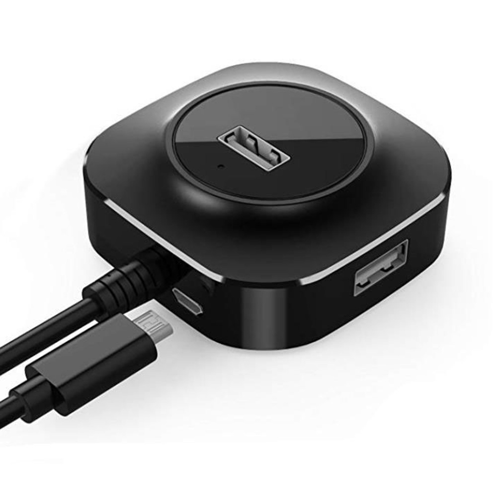 USB Hub USB 2.0 Hub 4-Port High Data Hub for Laptop Computer Phone Tablet (Silver) - Walmart.com