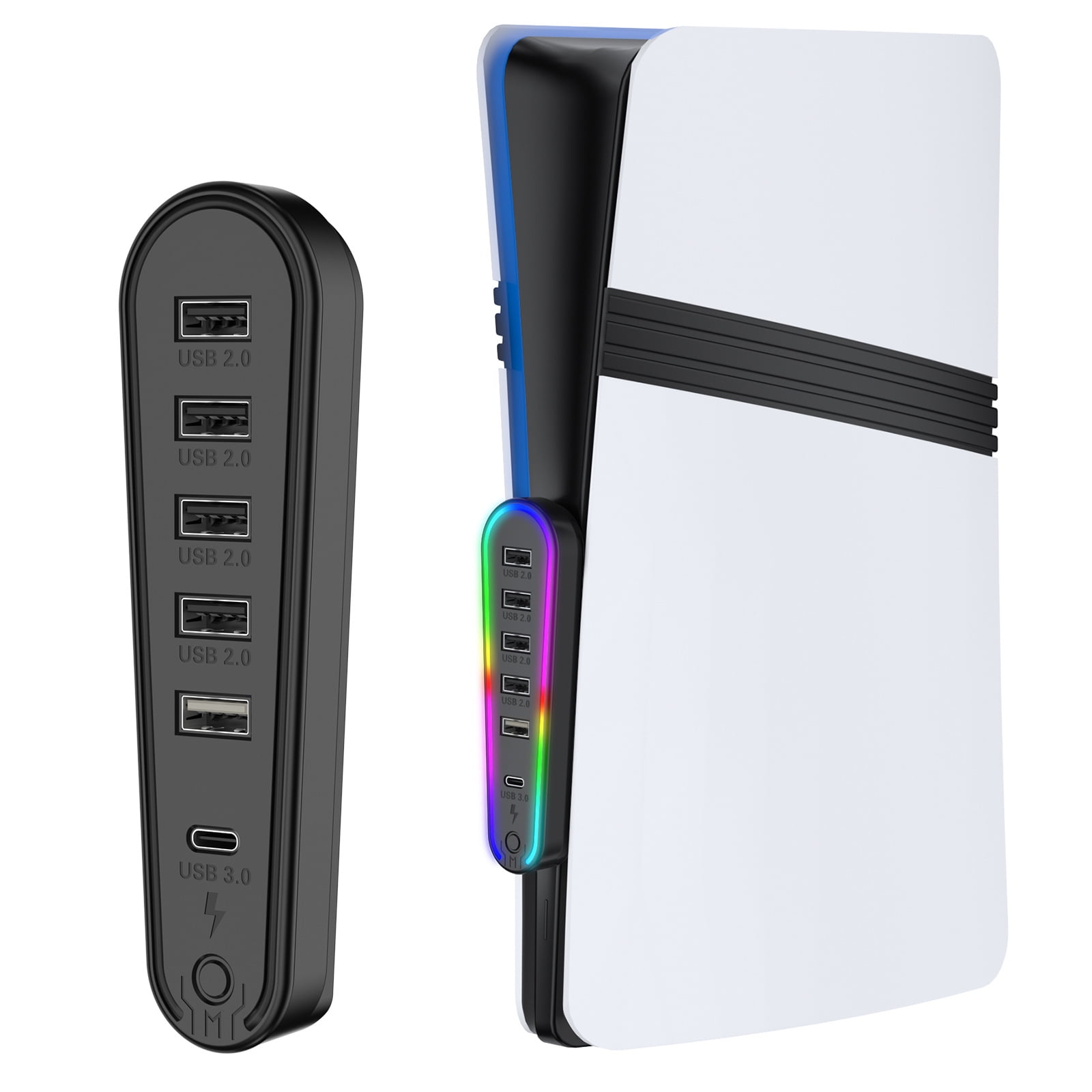Multipurpose USB Hub for PS5 Pro & PS5 Slim Game Consoles Data Transfer ...