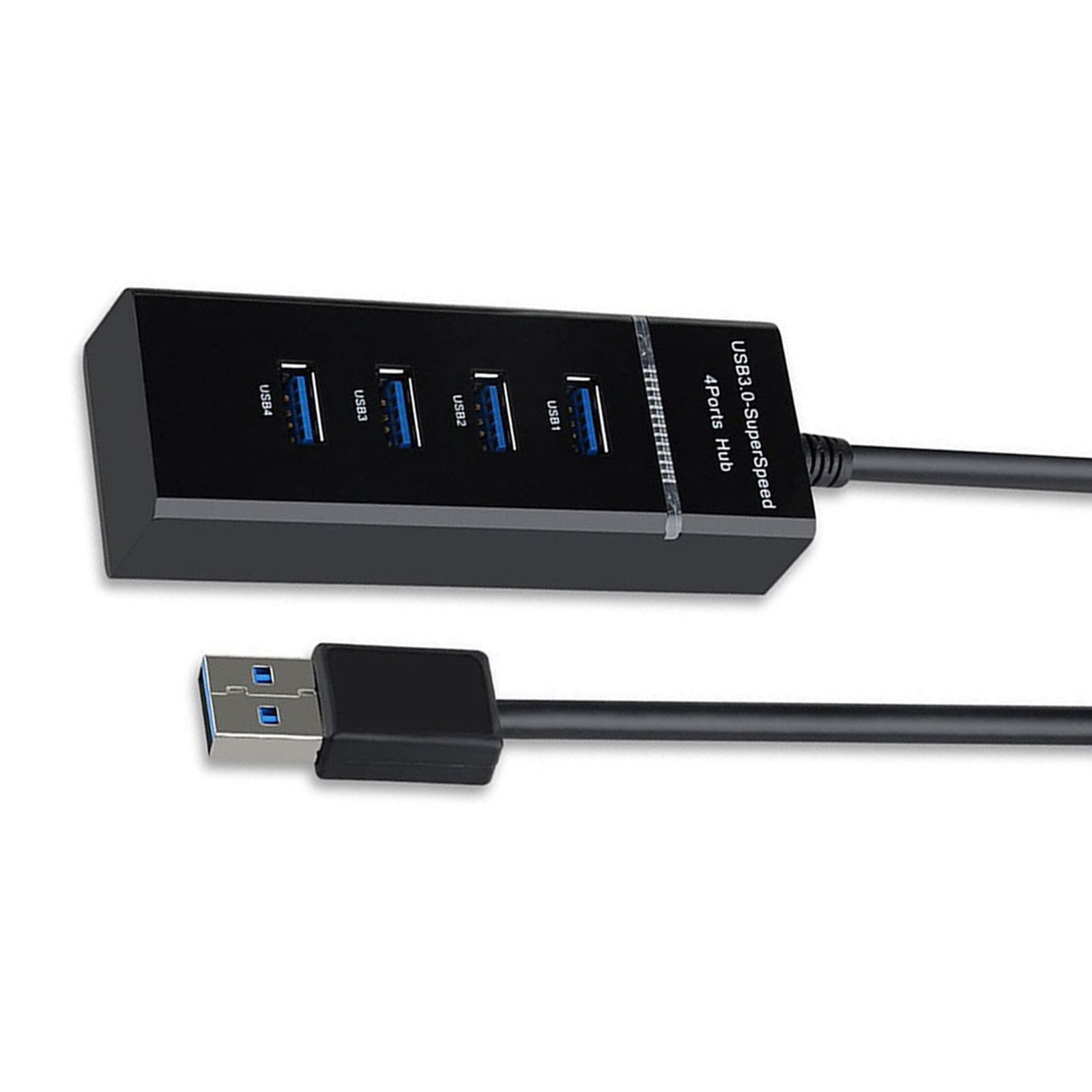 USB Hubs 4Port USB3.0 Adapter LED Indicators For Desktop Laptop ...