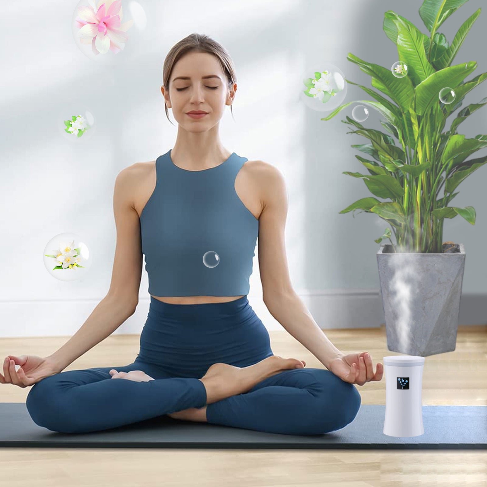 USB Humidifier with LED Warm Night Light | 230ML Cool Mist Diffuser ...