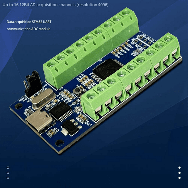 USB Interface 16 Channels 12Bit Bit AD Sampling Data Acquisition STM32 ... USB Interface 16 Channels 12Bit Bit AD Sampling Data Acquisition STM32 ...