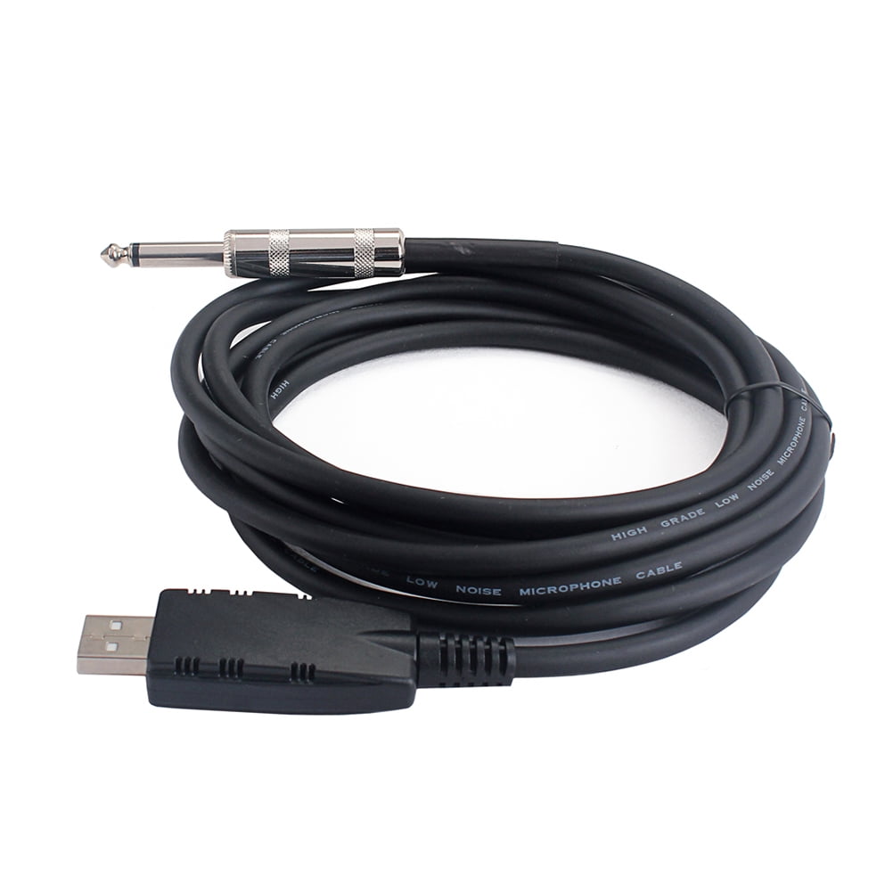 Guitar Link Connection Black Guitar Cable Guitar to USB Cable Audio ...