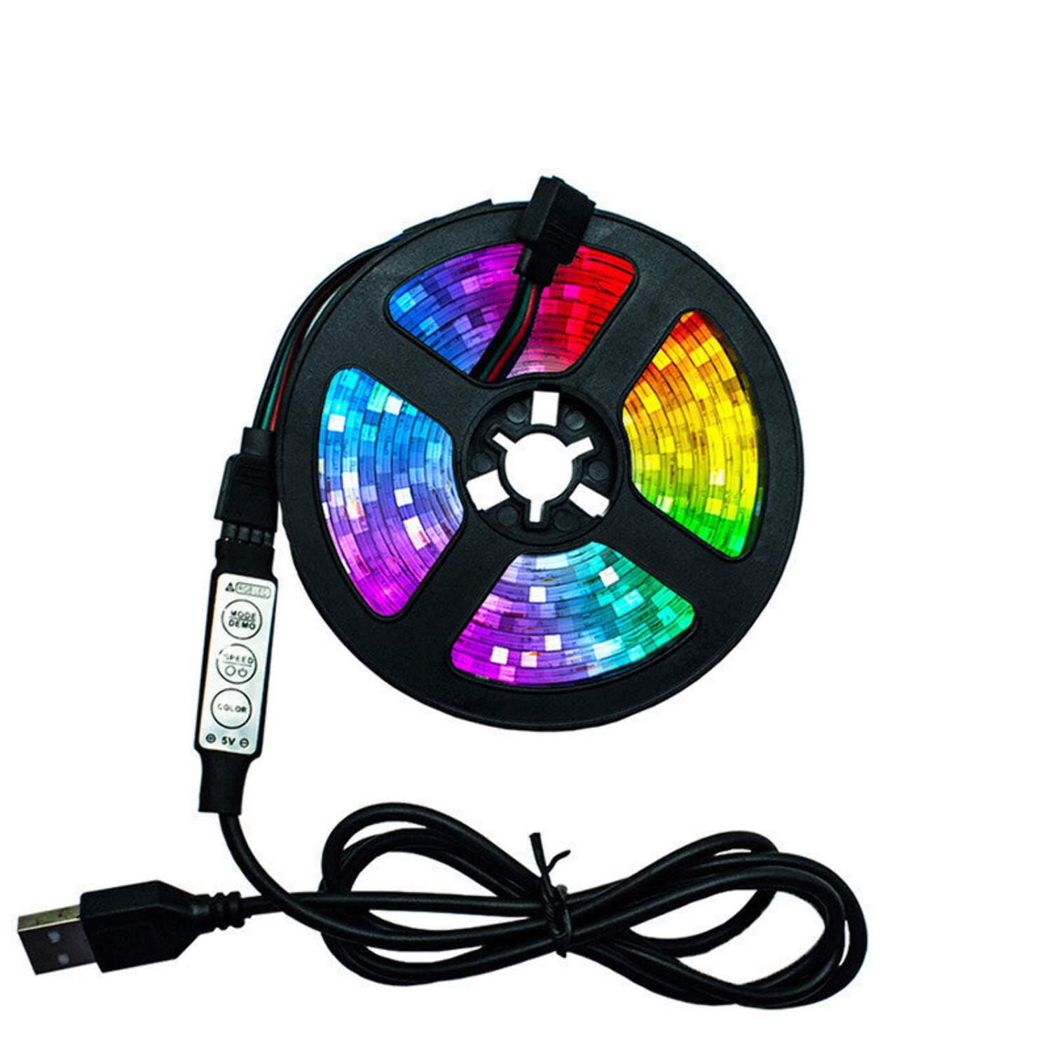 USB Interface Decorative Soft Light Strip Background Light - Walmart.com
