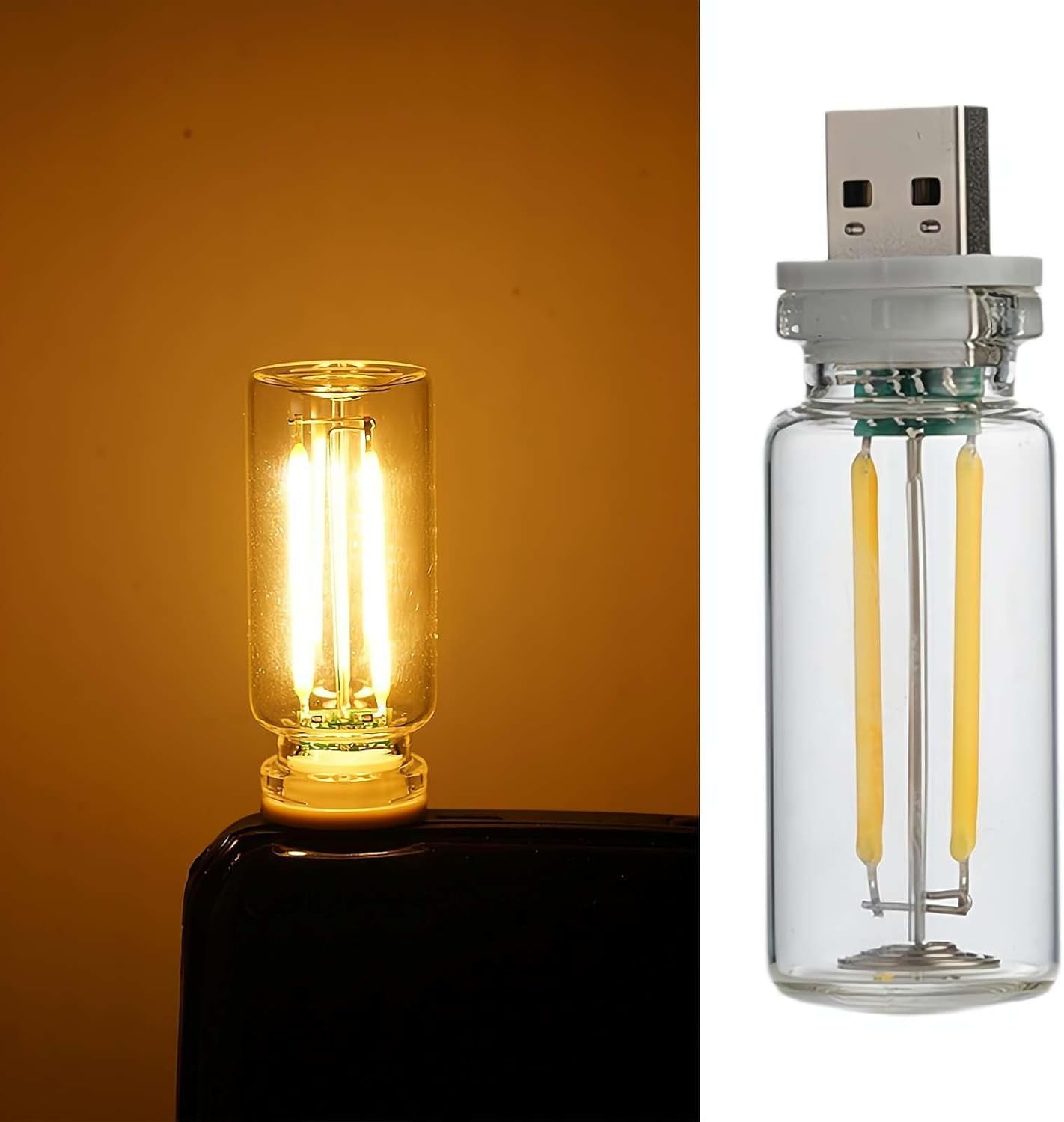 USB Interior Car Lights, USB Retro Car Interior Atmosphere Lights ...