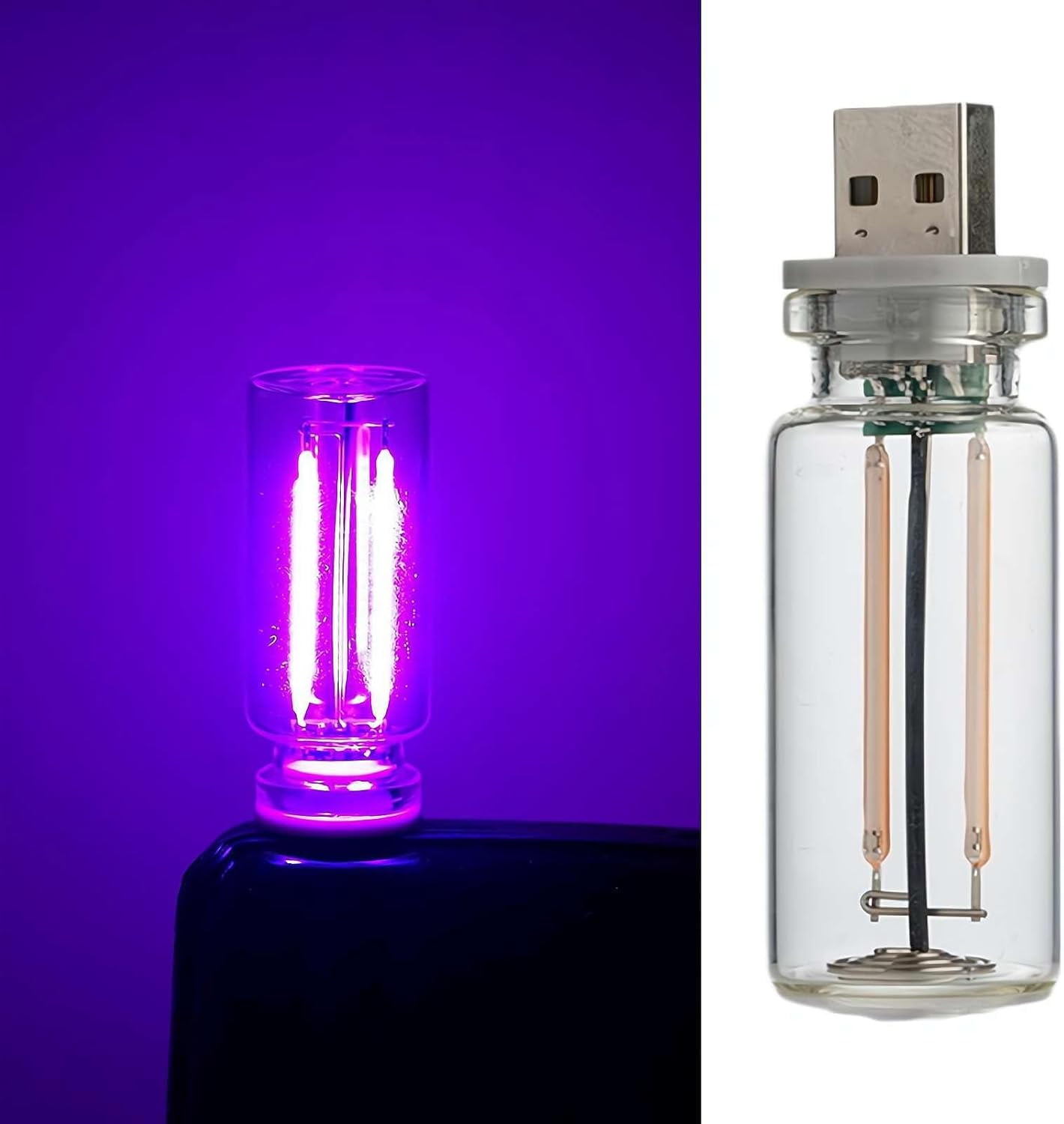 USB Interior Car Lights, USB Retro Car Interior Atmosphere Lights ...