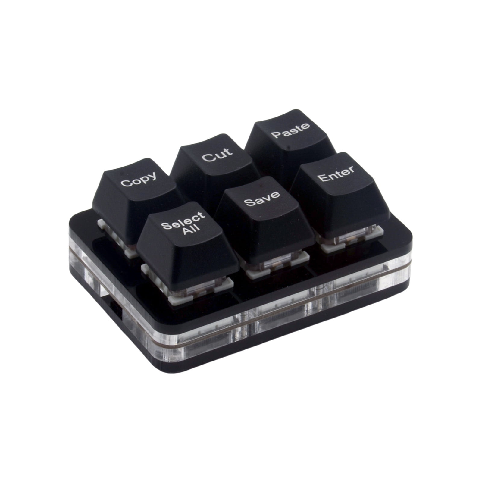 USB Keyboard Ergonomic Layout, Double 6-Keys Layout, Slim Design, for ...