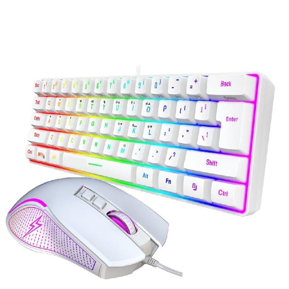 USB Keyboards Mouse Combo For Home Office Plugs And Play Operations ...