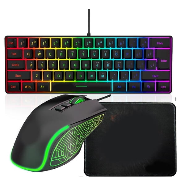 USB Keyboards Mouse Combo For Home Office Plugs And Play Operations ...