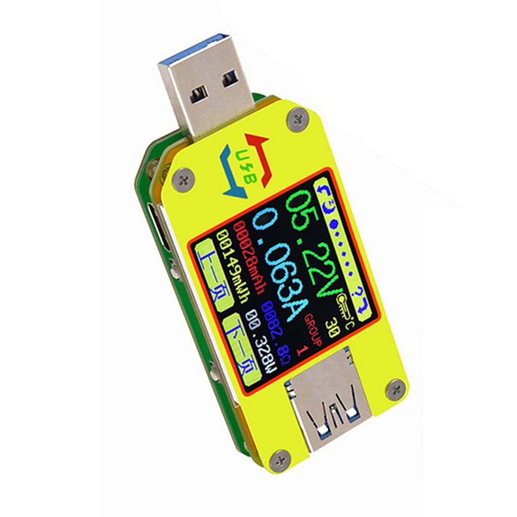 USB LCD Voltmeter Ammeter Voltmeter Multimeter Battery Charging Power ...
