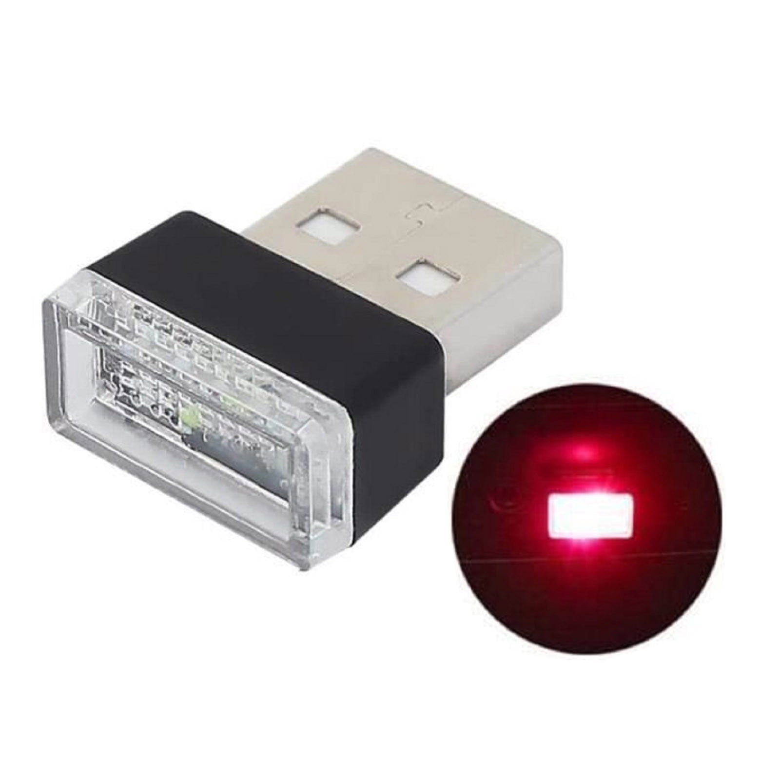 USB LED Atmosphere Lamp, Interior Car Sole Lamp, Dimmable RGB Color ...
