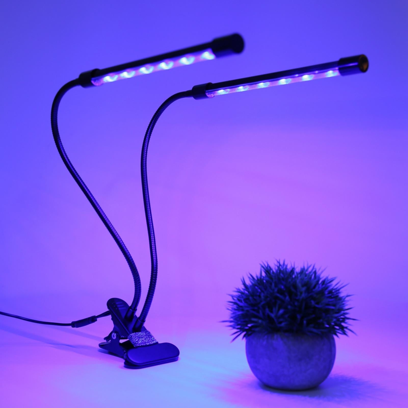 USB LED Grow Light With Clip For Indoor Plants 360 Adjustable 18W Red ...