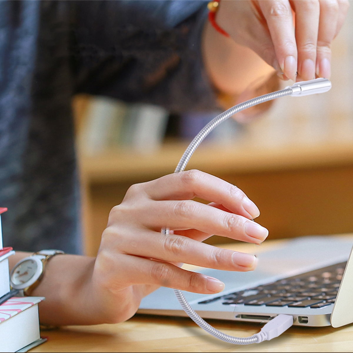 USB LED Light Lamp Laptop USB Lamp Flexible Gooseneck Keyboard Lamp Light for Computer ( 4 ...