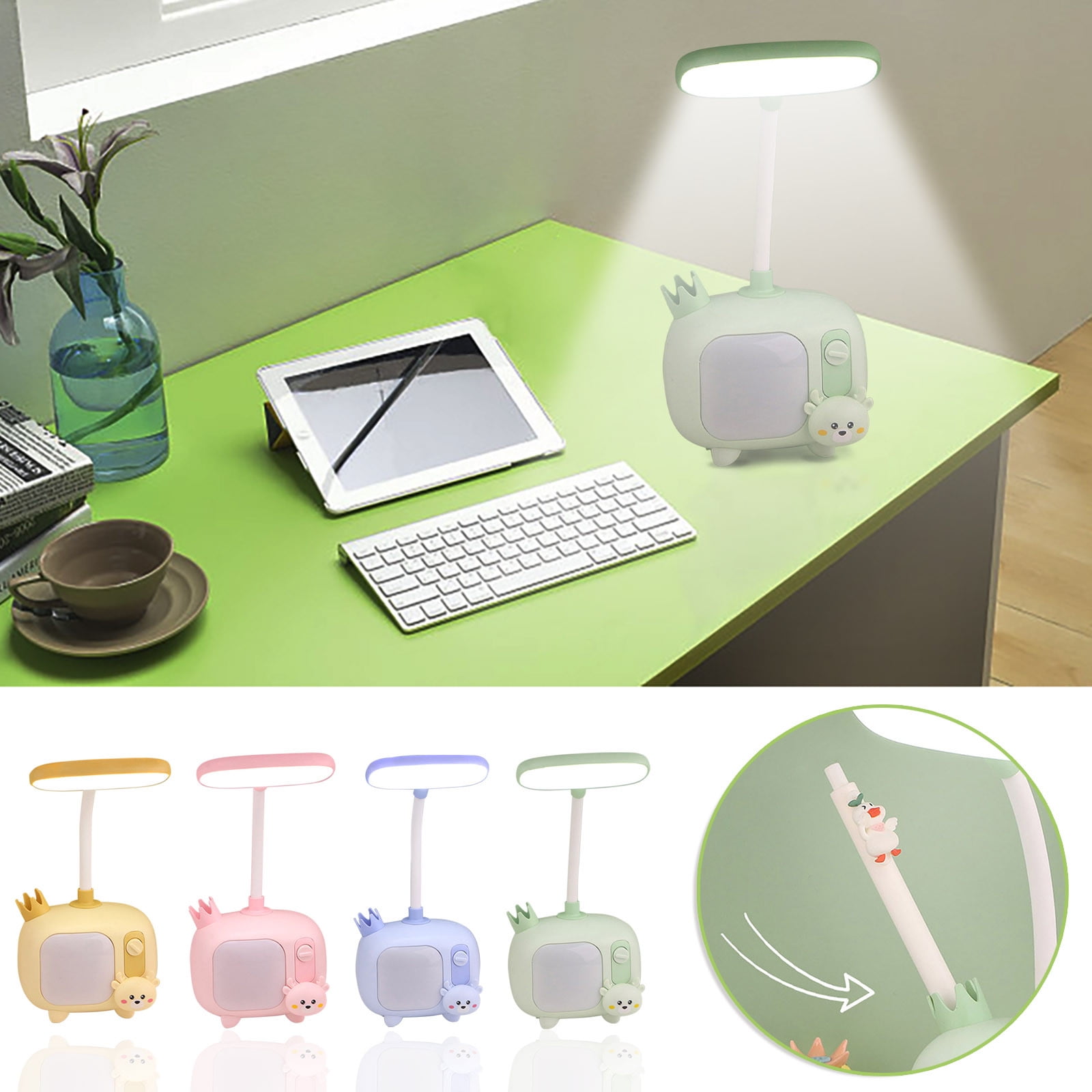 USB LED Study Lamp, Adjustable Brightness, Eye Protection Design ...