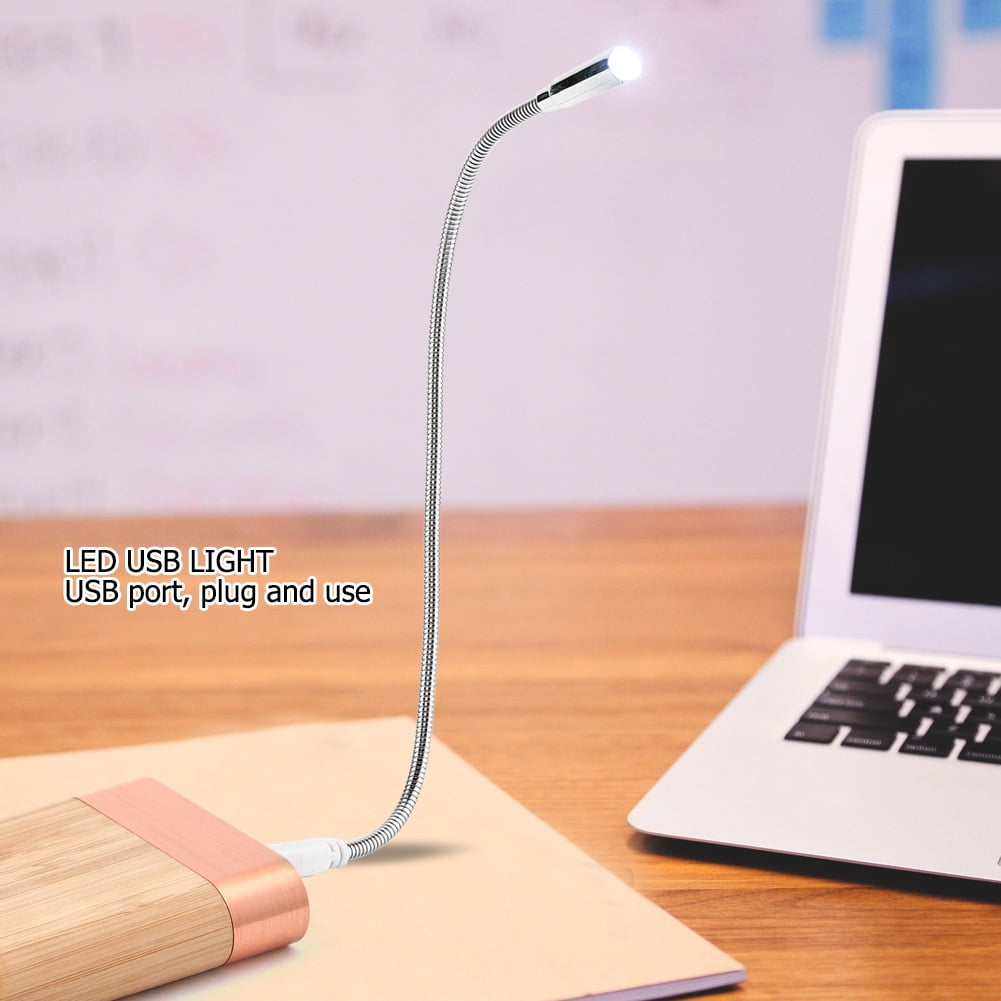 USB Lamp Flexible Light Keyboard Lamp Rechargeable Adjustable Hose ...