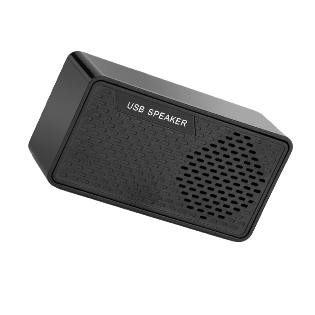 USB Laptop Speaker Sound Bar Mini Subwoofer Soundbar Speaker (Black ...