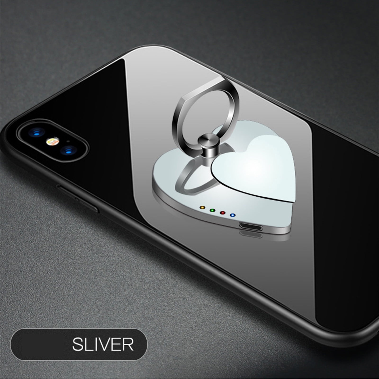 USB Lighter, Heart-Shaped Phone RingLighter, Portable Flameless Design ...