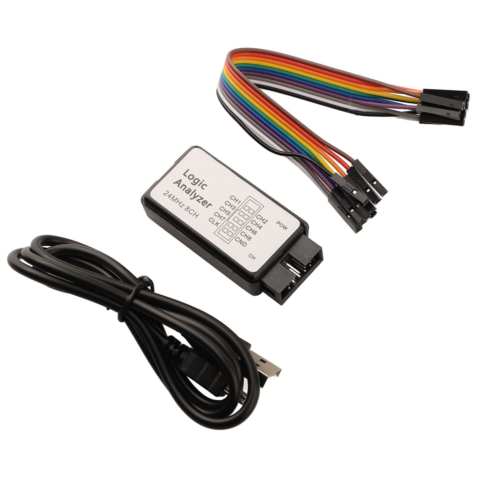 USB Logic Analyzer Microcontroller Debugging Tool 24M Sampling 8CH 8-Channel YIWEI - Walmart.com