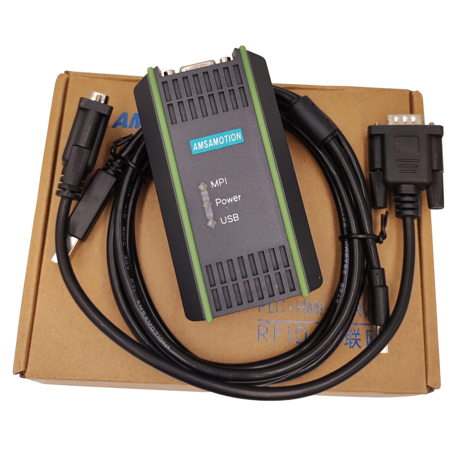 USB-MPI PPI PLC Programming Cable For Siemens S7-200/300/400 6ES7972-0CB20-0XA0 - Walmart.com