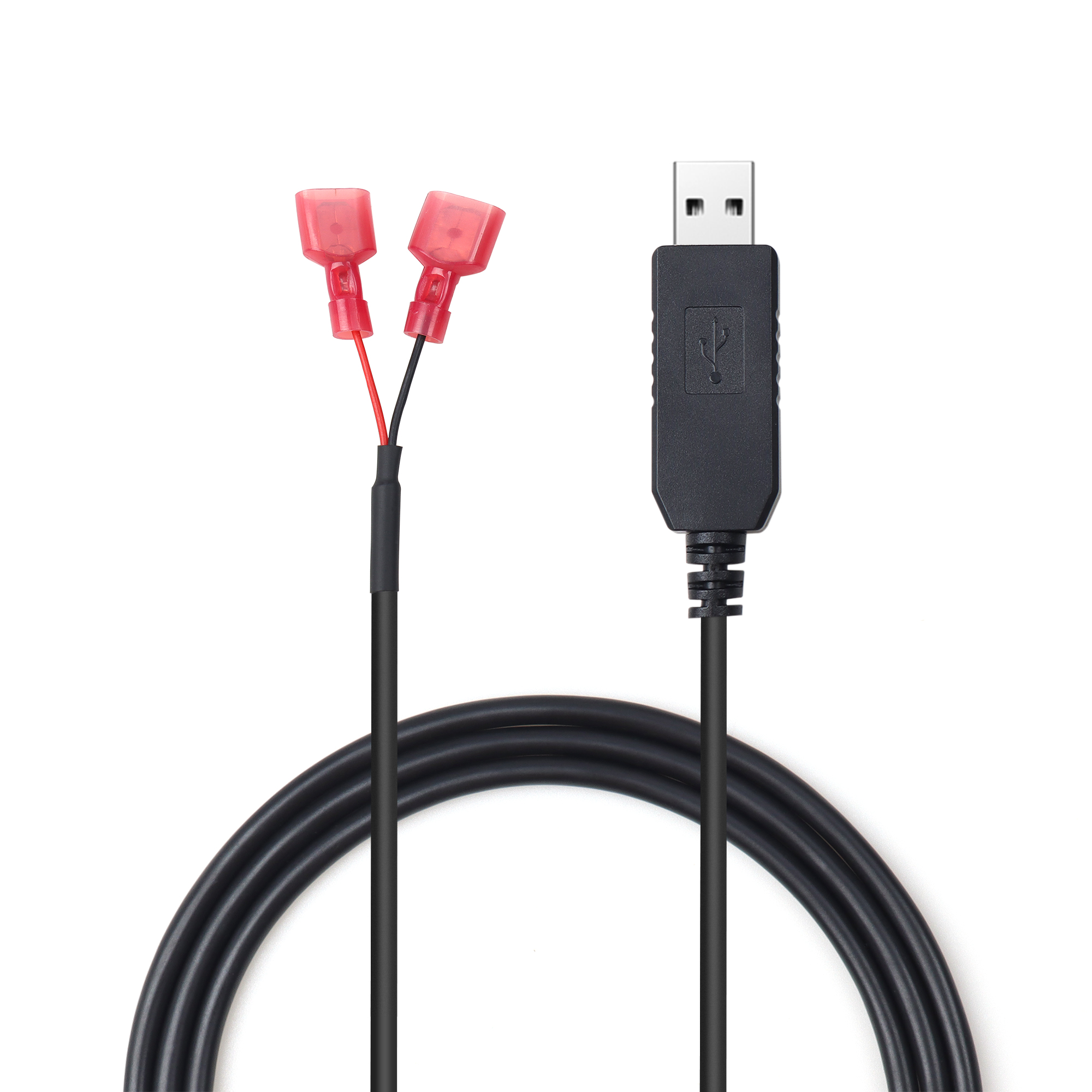 USB Male Connecting to 250 Terminals 5V 12V Step up Cable Power ...