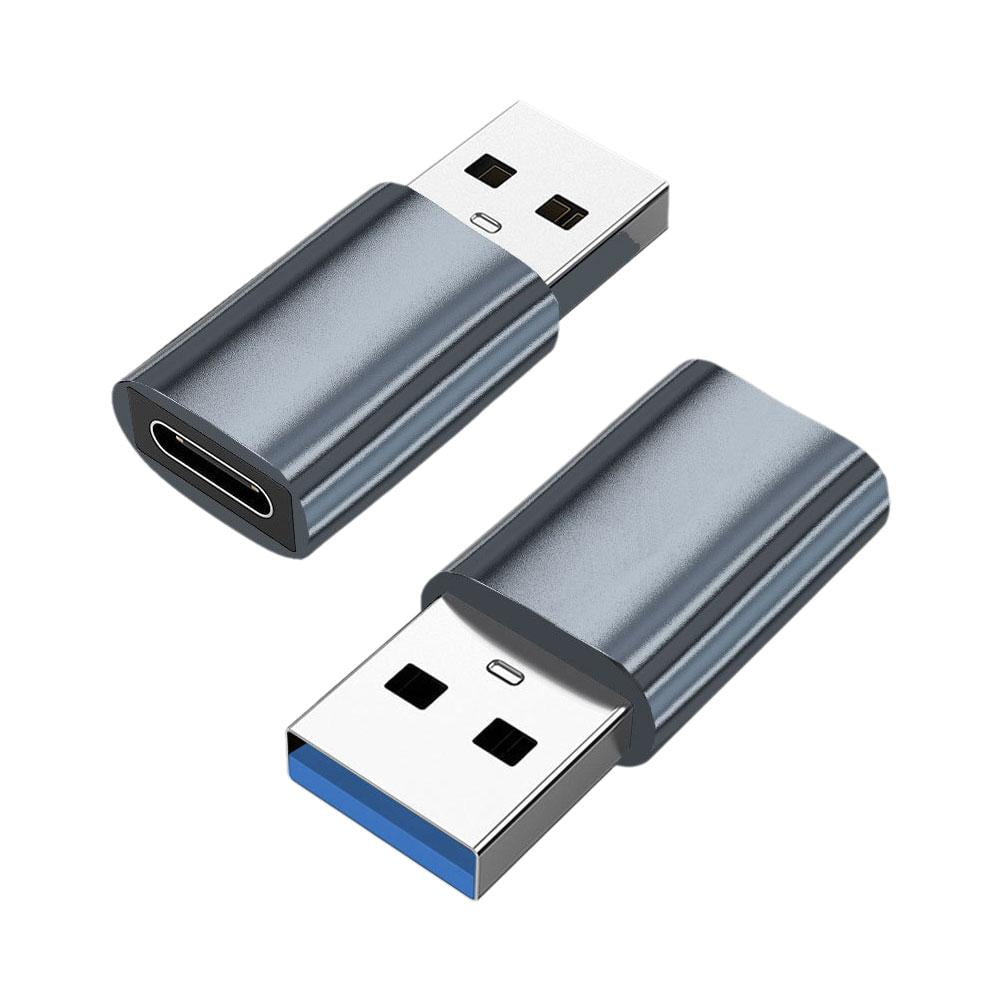 USB Male - USB Adapter, USB A Converter, High Speed USB Plug Adapter ...