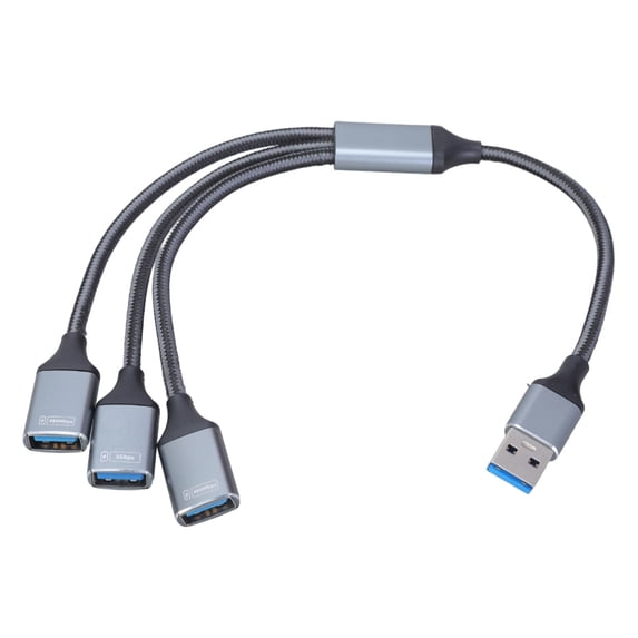 USB Male to 1xUSB3.0 Female and 2xUSB2.0 Female Hubs Adapter for PC TV ...