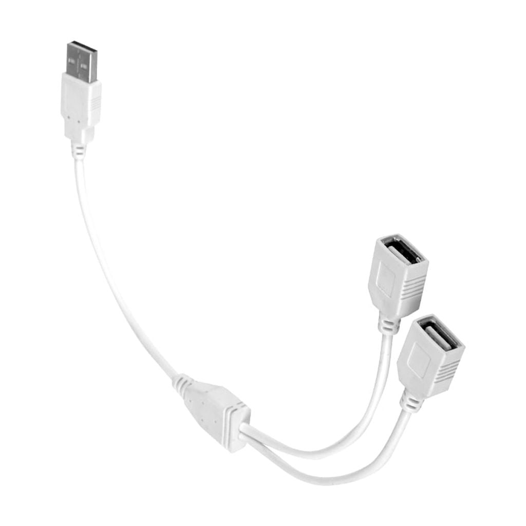 USB Male to 2 Female Extension Cable USB Y Splitters Cable for Car ...