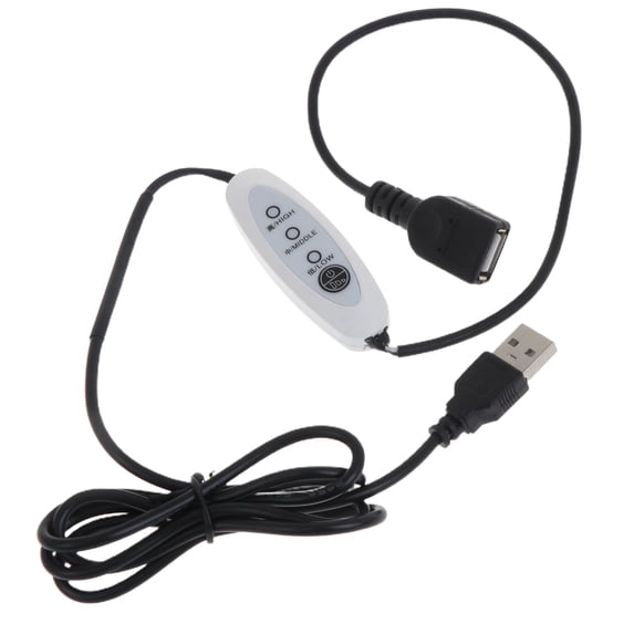 USB Male to Female Speed Governor Line Cord for USB-Powered Ceiling Fan ...